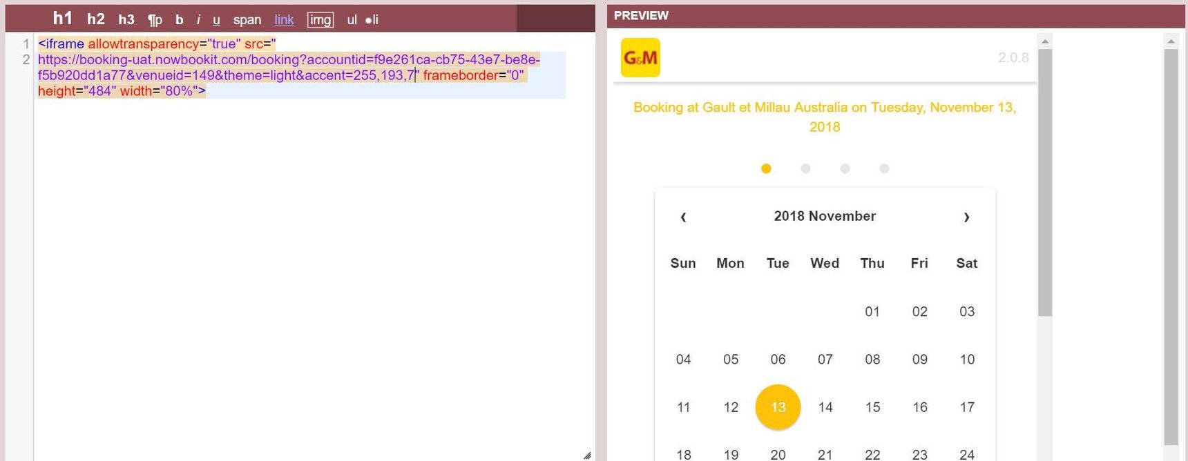 Widget Modifications And Iframes