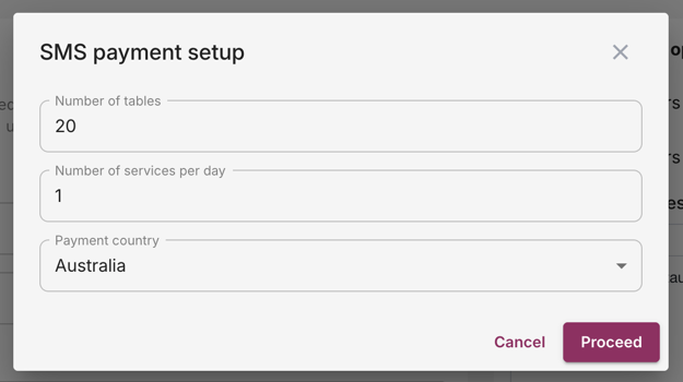 SMS - Update Payment
