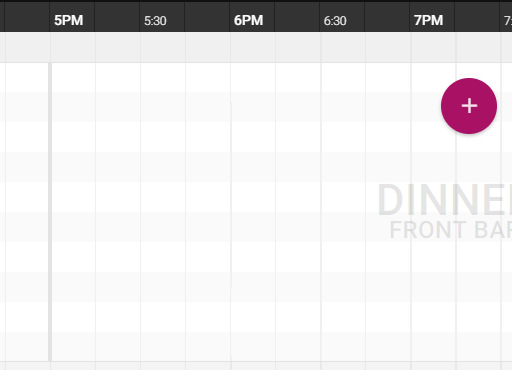 Adding a booking in Diary View