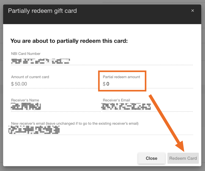 Gift Cards - Diary Redeem
